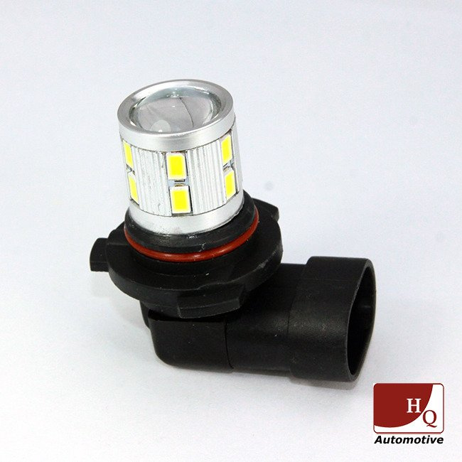 Car Bulb HB4 9006 LED 12x SMD-5630 + 5W High-Power (with lens) WHITE ...