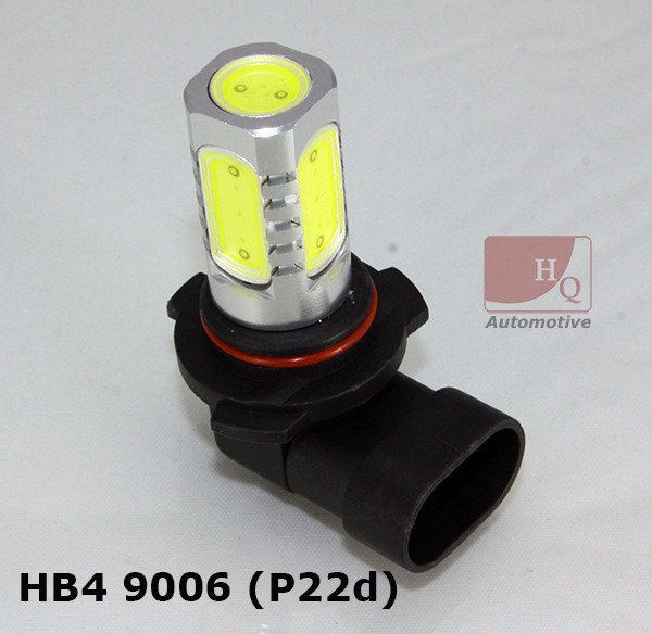 Car LED Bulb HB4 9006 7.5W (5x 1.5W) HP WHITE | Car LED Bulbs \ HB3 HB4 ...