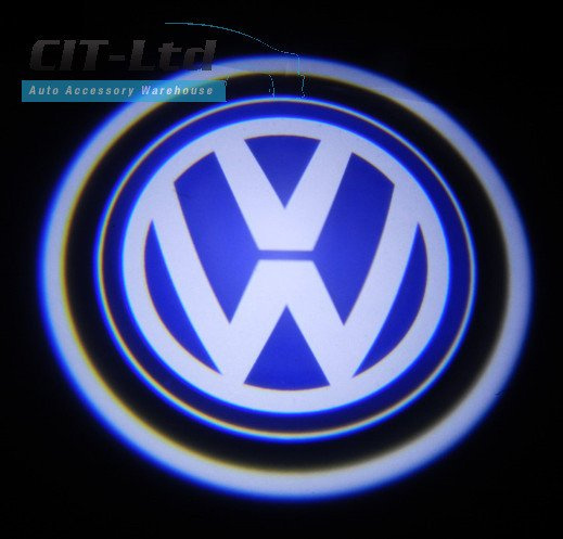 Door Courtesy Car Welcome Step Shadow Logo LED Light for VW | Number ...
