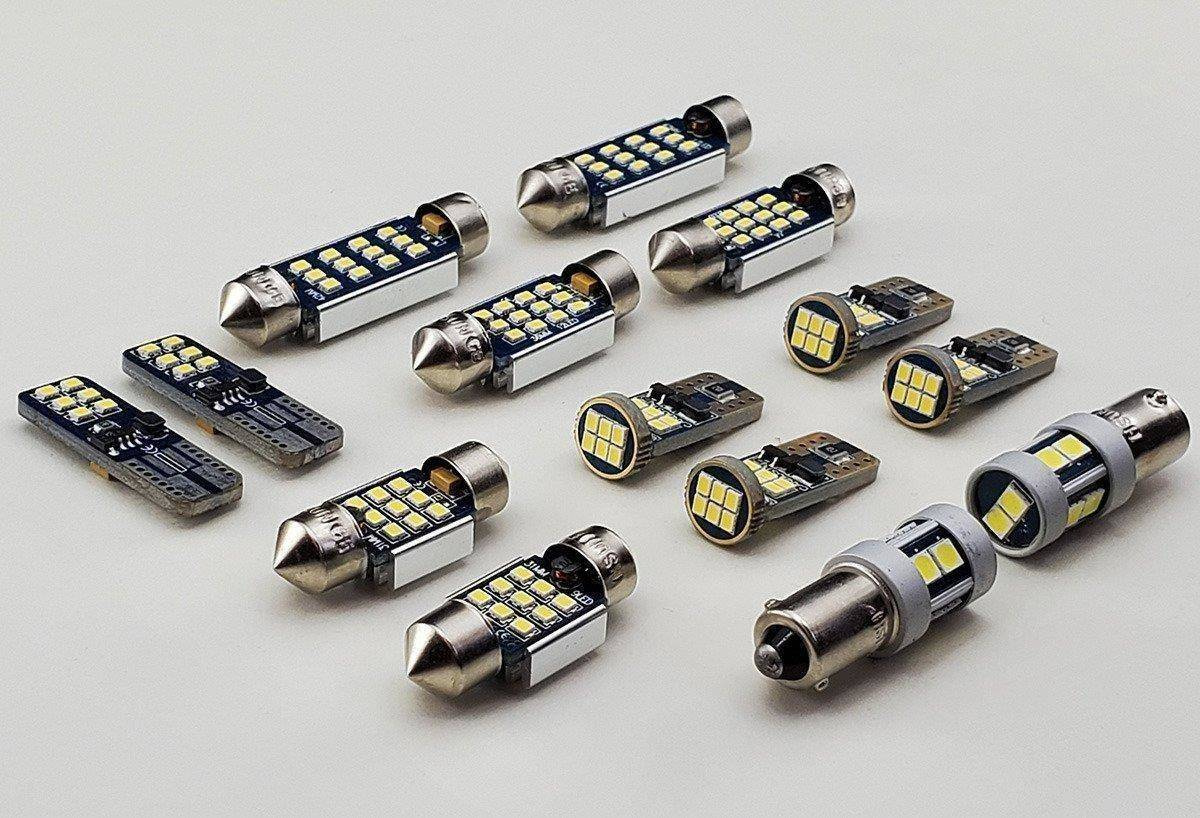 Fit VAUXHALL Antara LED Interior Lighting Bulbs 12pcs Kit