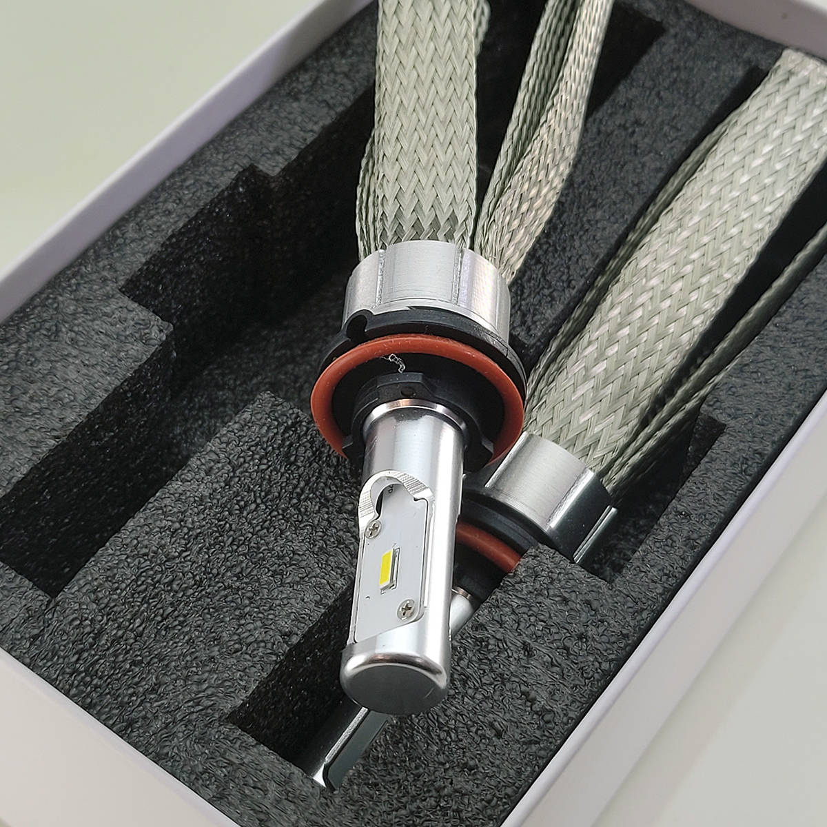 H11 LED Headlamp or Fog Lamp Conversion KIT 5600lm with cooling strips 2pcs | Car LED Bulbs ...