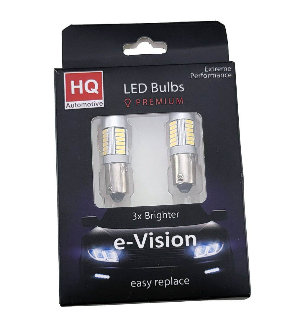 HQ Automotive 2x H21W BAY9S 27xSMD-4014 435 12V 24V LED BULB 2pcs | Car ...
