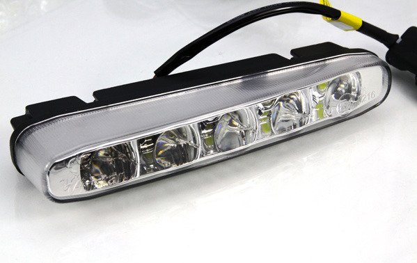 High Quality DRL Daytime Running Lights 5-LED High-Power HQ-V6 | DRL Lights