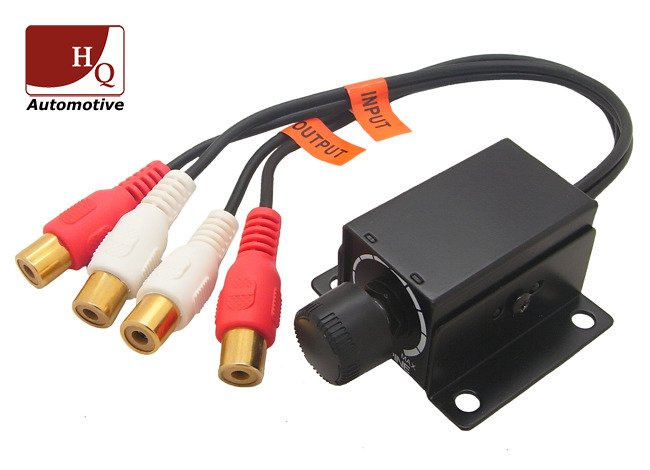 LC-1 Universal Car Home Amplifier Bass RCA Gain Level Volume Control ...