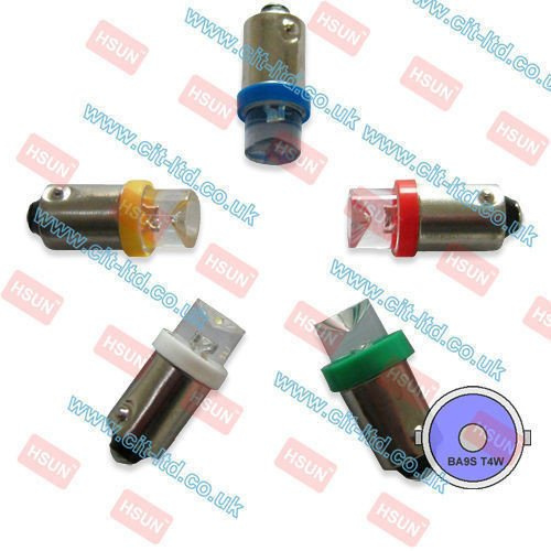 T4W/BA9S Car LED Light Bulb 1x Concave WHITE WHITE 6000K | Car LED ...