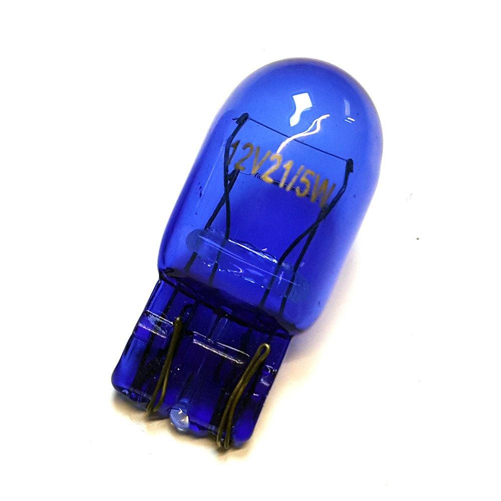 W21/5W 12V T20 7443 Incandescent Natural Blue Car Bulb Super White ...