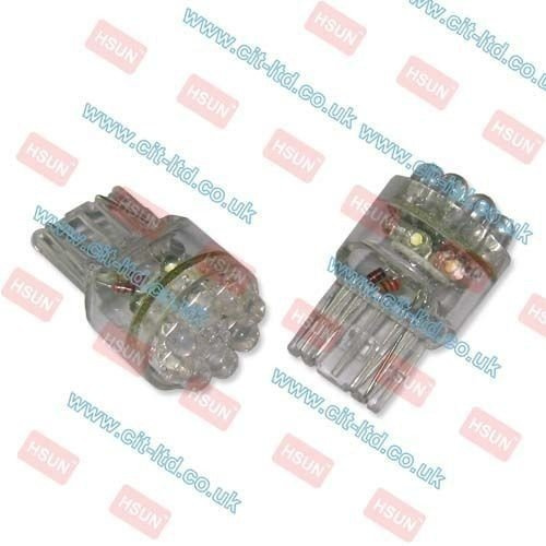 W21/5W LED Car Bulb 15x LED round led BLUE BLUE | Car LED Bulbs \ W21W ...