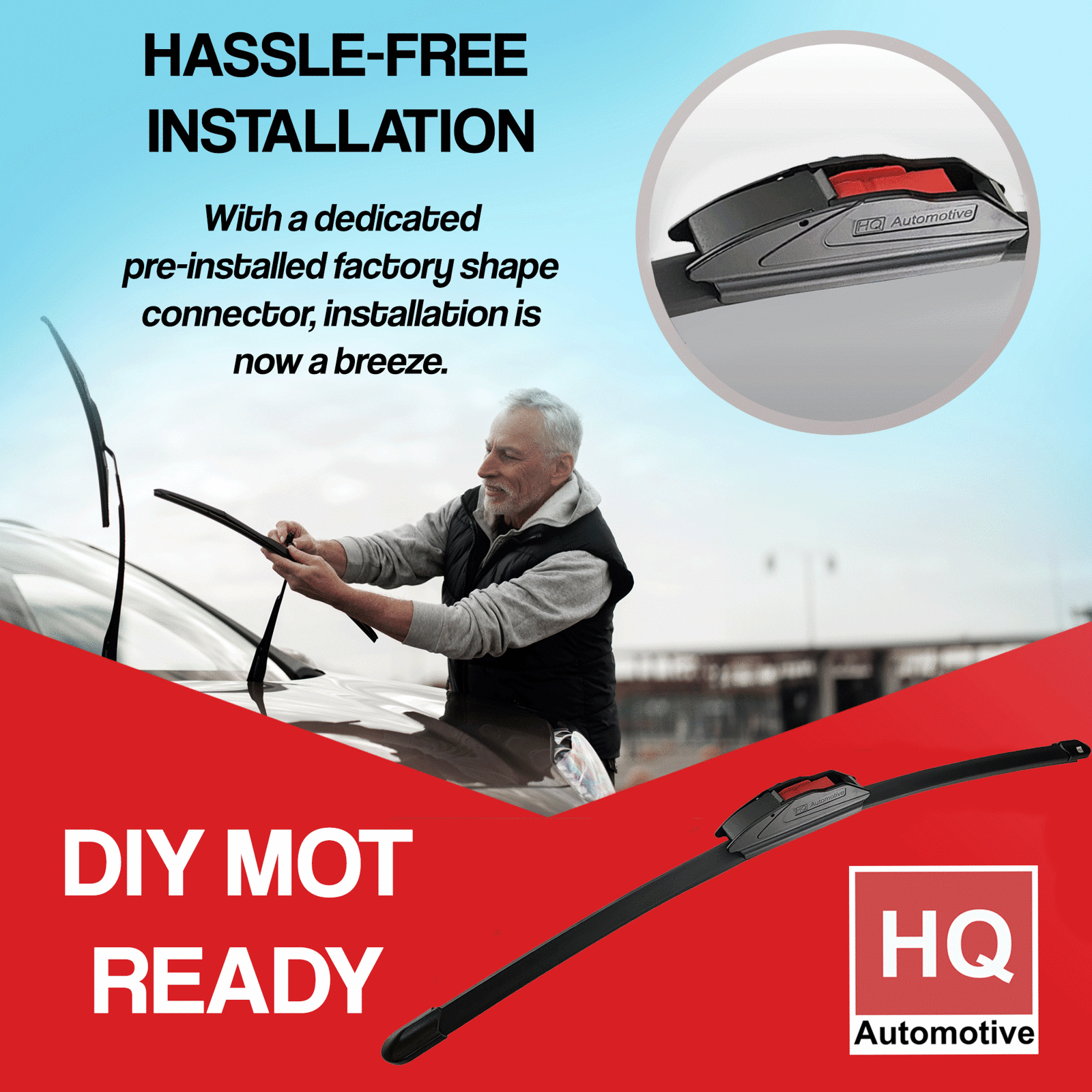 Wiper Blades for RENAULT Master 2010-onwards Front 2pcs HQ Automotive