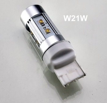 Car LED Bulb 29W W21W (582), P27W (182) with lens (9High-PowerHP) WHITE ...