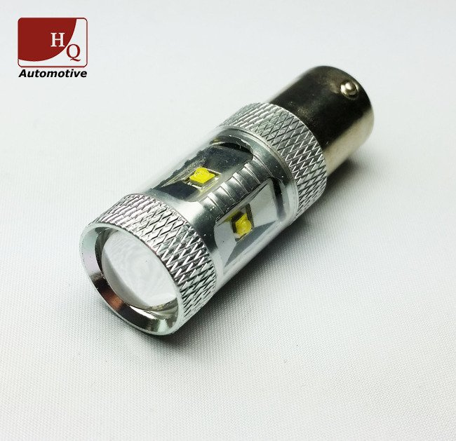 30W Car LED Bulb (6*5W High-Power) with lens P21W PY21W P21/5W WHITE ...