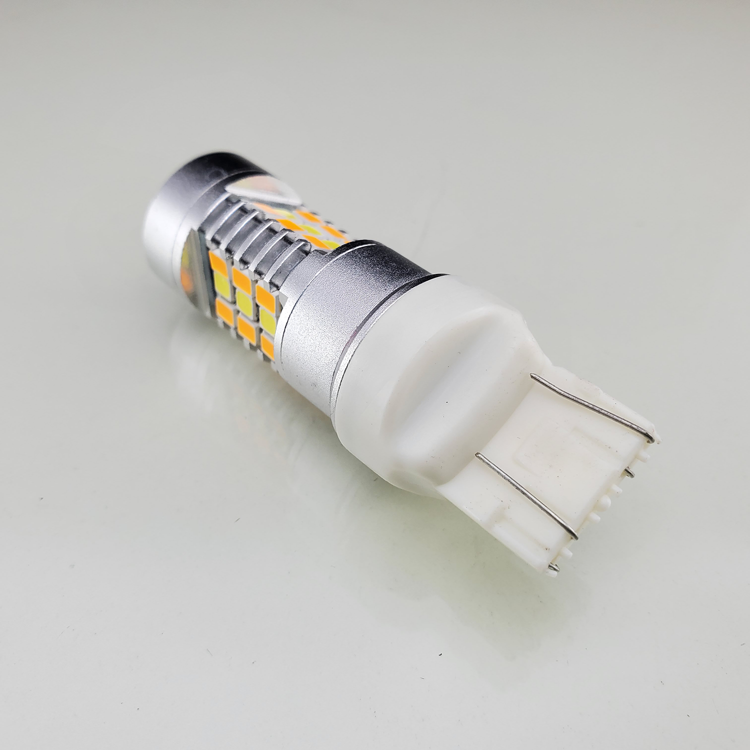 Car LED Bulb P21/5W W21/5W P27/7W 22x SMD-5630 Dual-colour WHITE/YELLOW ...