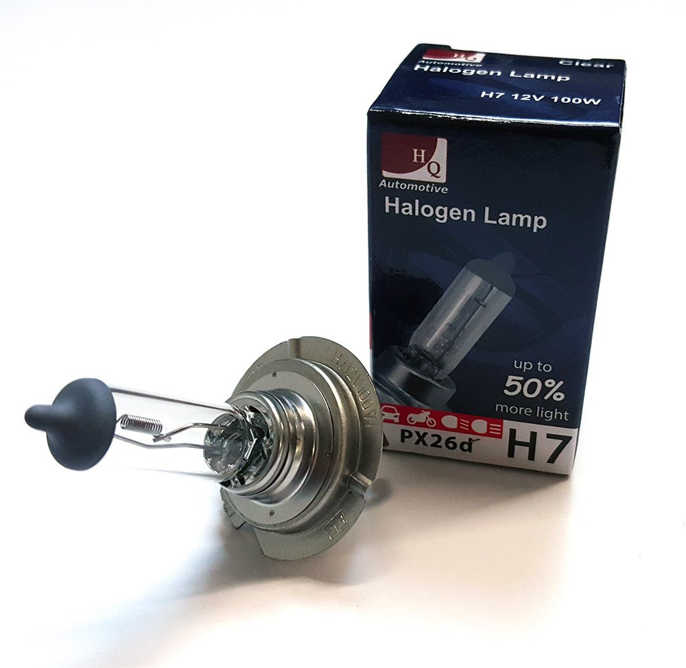 Halogen Bulb HQ Automotive H7 Clear 12V 100W | Halogen Bulbs