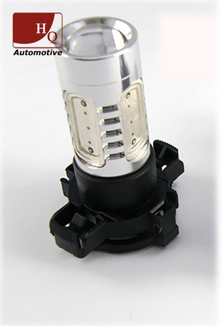 Car LED Bulb LED PY24W PGU20-4 7.5W (5*1.5W) with lens YELLOW | Car LED ...