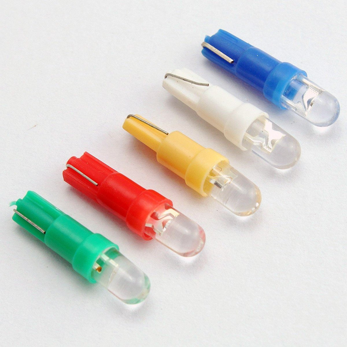 T5 1 LED Bulb Round BLUE BLUE | Car LED Bulbs \ T3 T4 T5 LED Dashboard ...