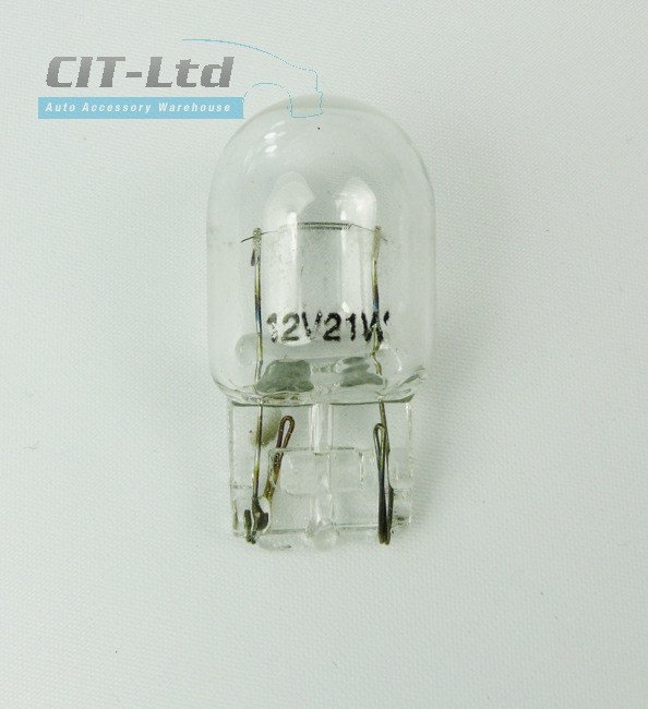 Car Light Incandescent Bulb W21W 582 W3X16d 7440 12V 21W Glass Clear | Standard Car Bulbs