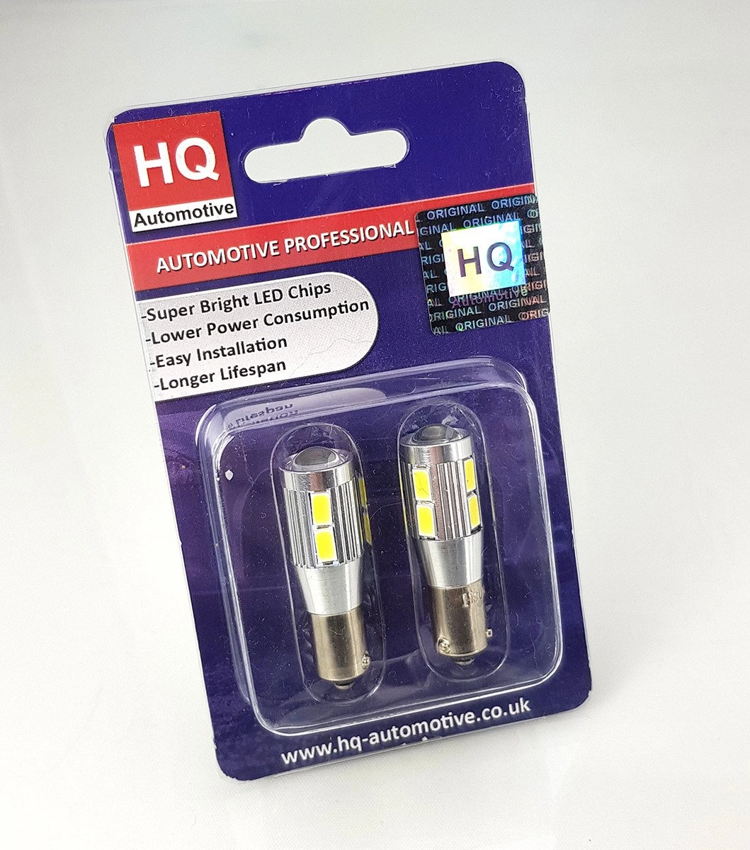 HQ Automotive 2x H21W BAY9S 8xSMD-5630 + High-Power LED BULB 2pcs | Car ...