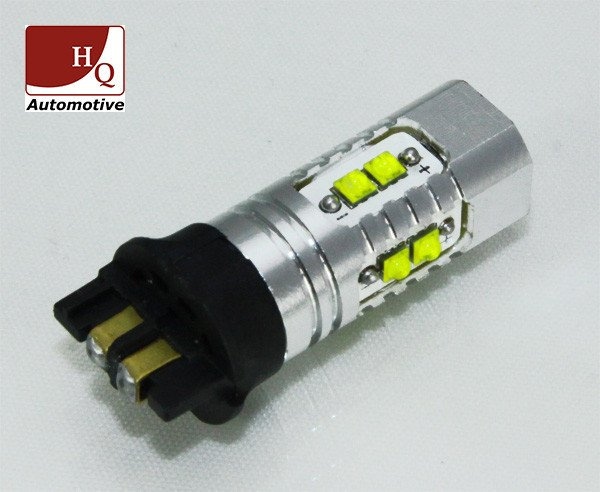 PW24W LED Bulb 50W High-Power LED with lens (10*5W LED) WHITE 13mm ...